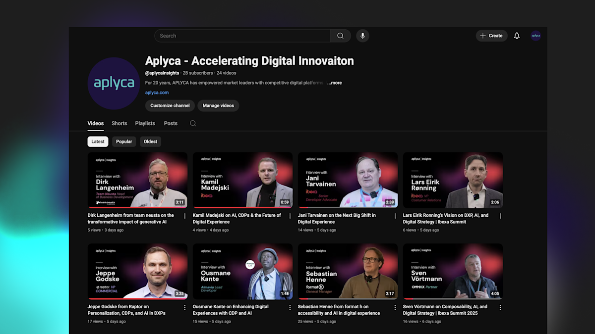 Aplyca Insights: Exploring the Future of Digital Experiences - Aplyca