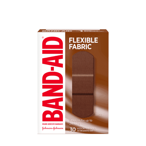 Flexible Fabric Bandages, Medium Brown | BAND-AID®