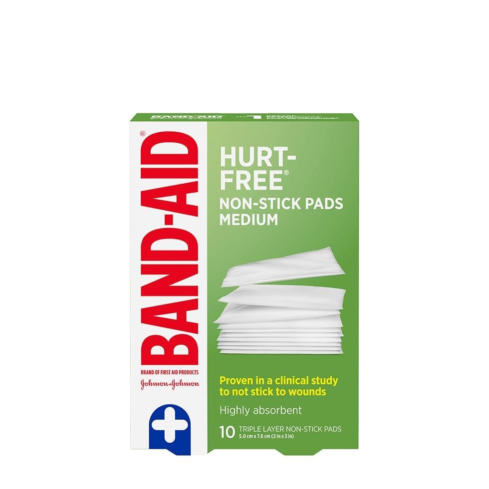 HURT-FREE® Non-stick Pads, Medium Size | BAND-AID®