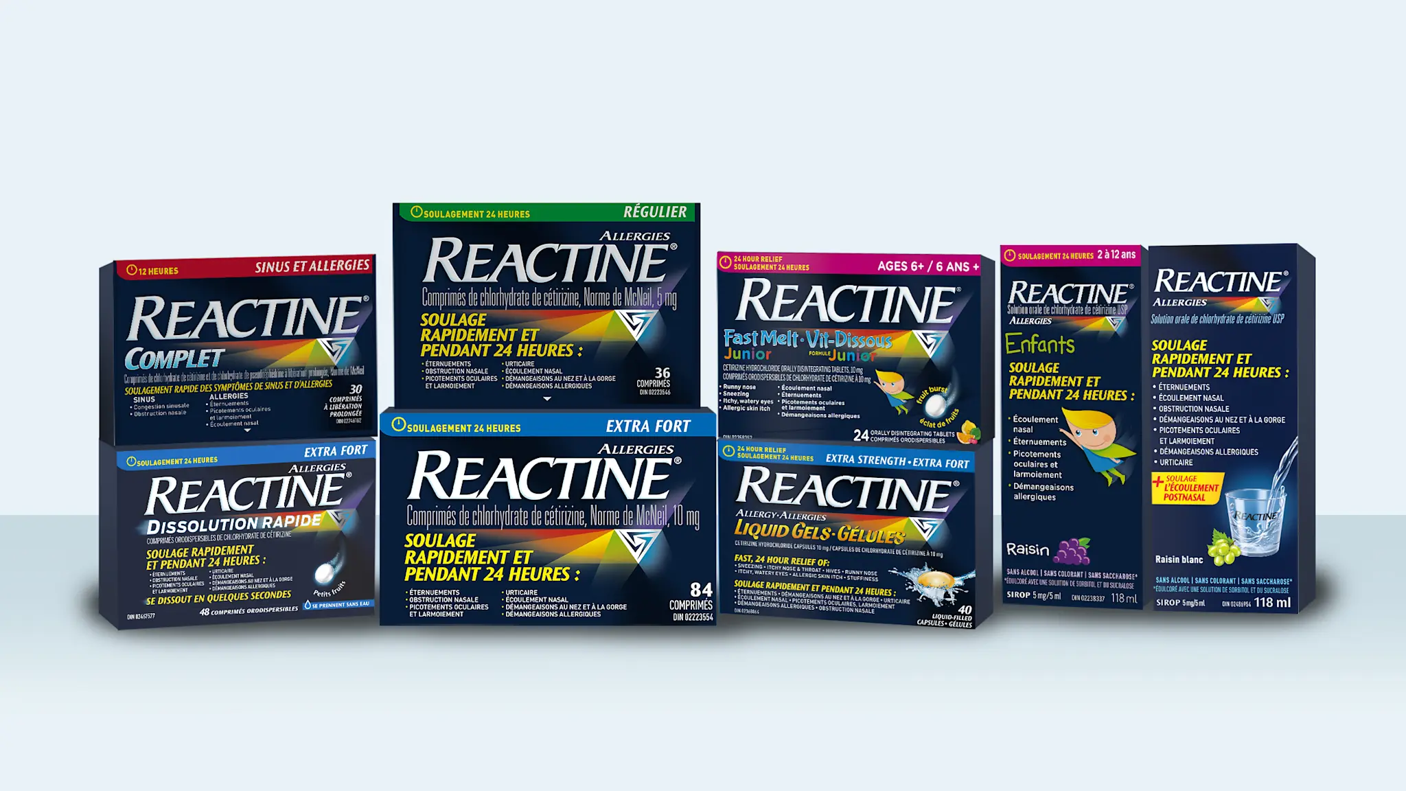 Médicaments antiallergiques | Antihistaminiques | REACTINE®
