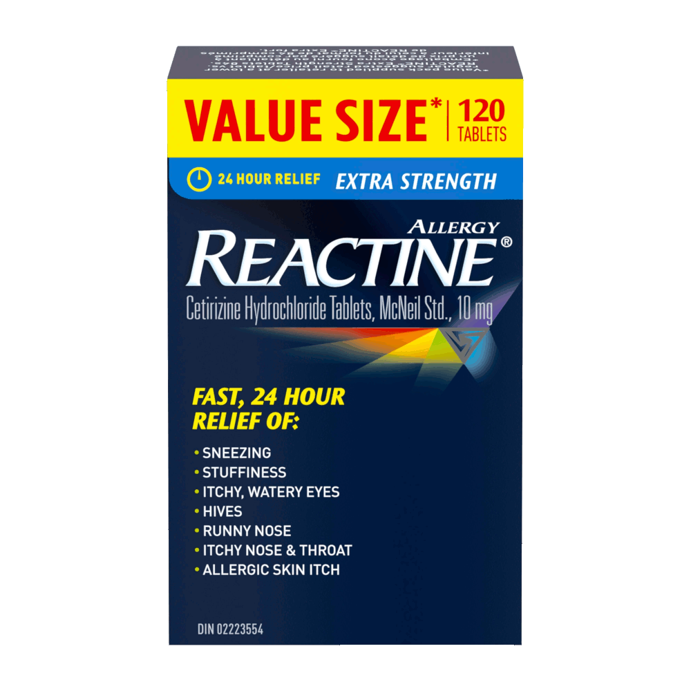 Extra Strength Allergy Medication | REACTINE®