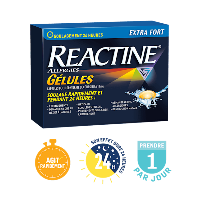 Médicaments antiallergiques | Antihistaminiques | REACTINE®