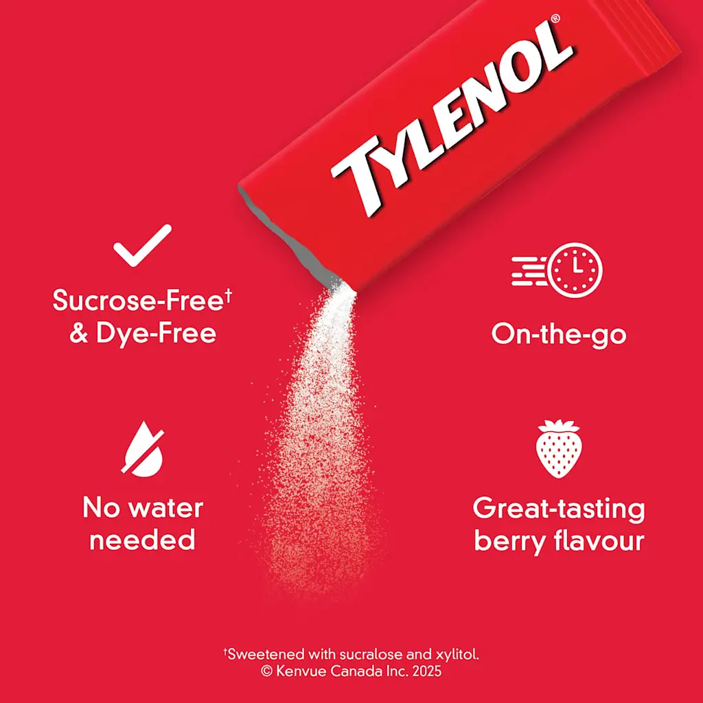 TYLENOL® Easy Dissolve Acetaminophen Powder For Adult