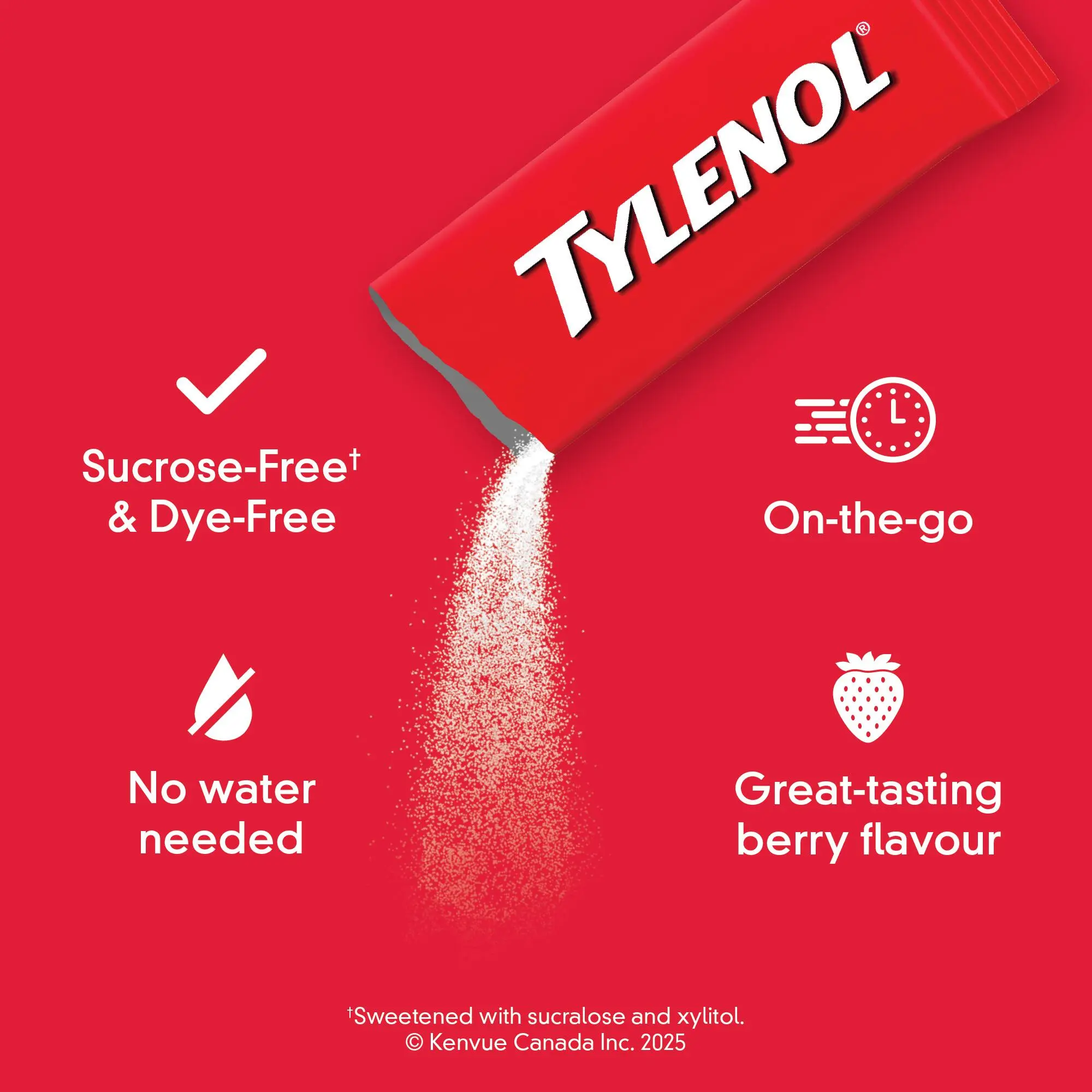 TYLENOL® Easy Dissolve Acetaminophen Powder For Adult