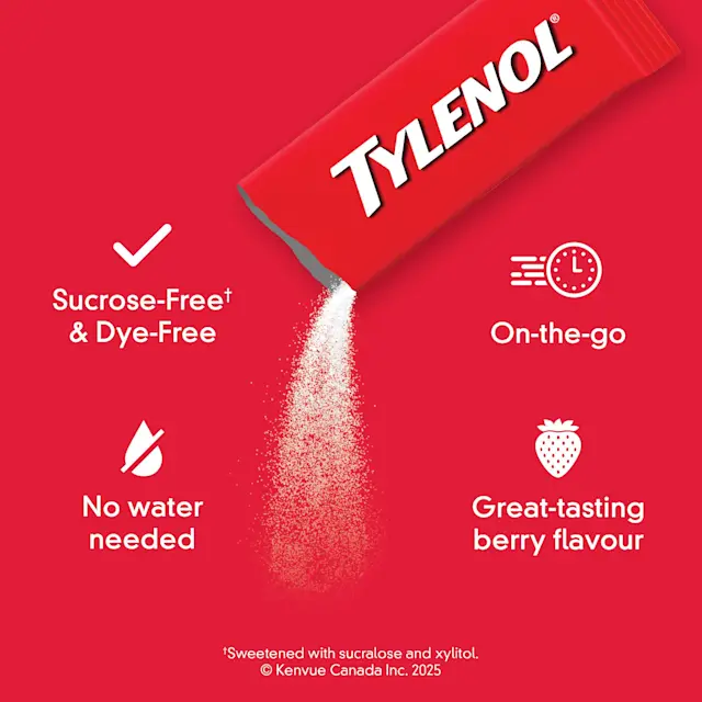 TYLENOL® Easy Dissolve Acetaminophen Powder For Adult
