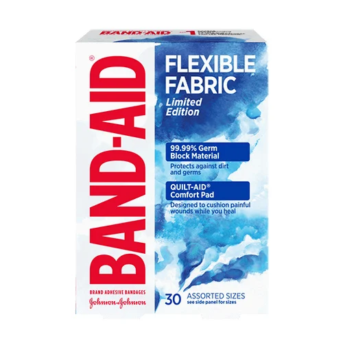Flexible Fabric Adhesive Bandages, Water Colour | BAND-AID®