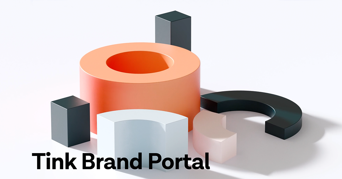 Welcome to the Tink Brand Portal