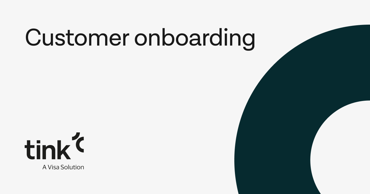 Customer onboarding | Use case | Tink
