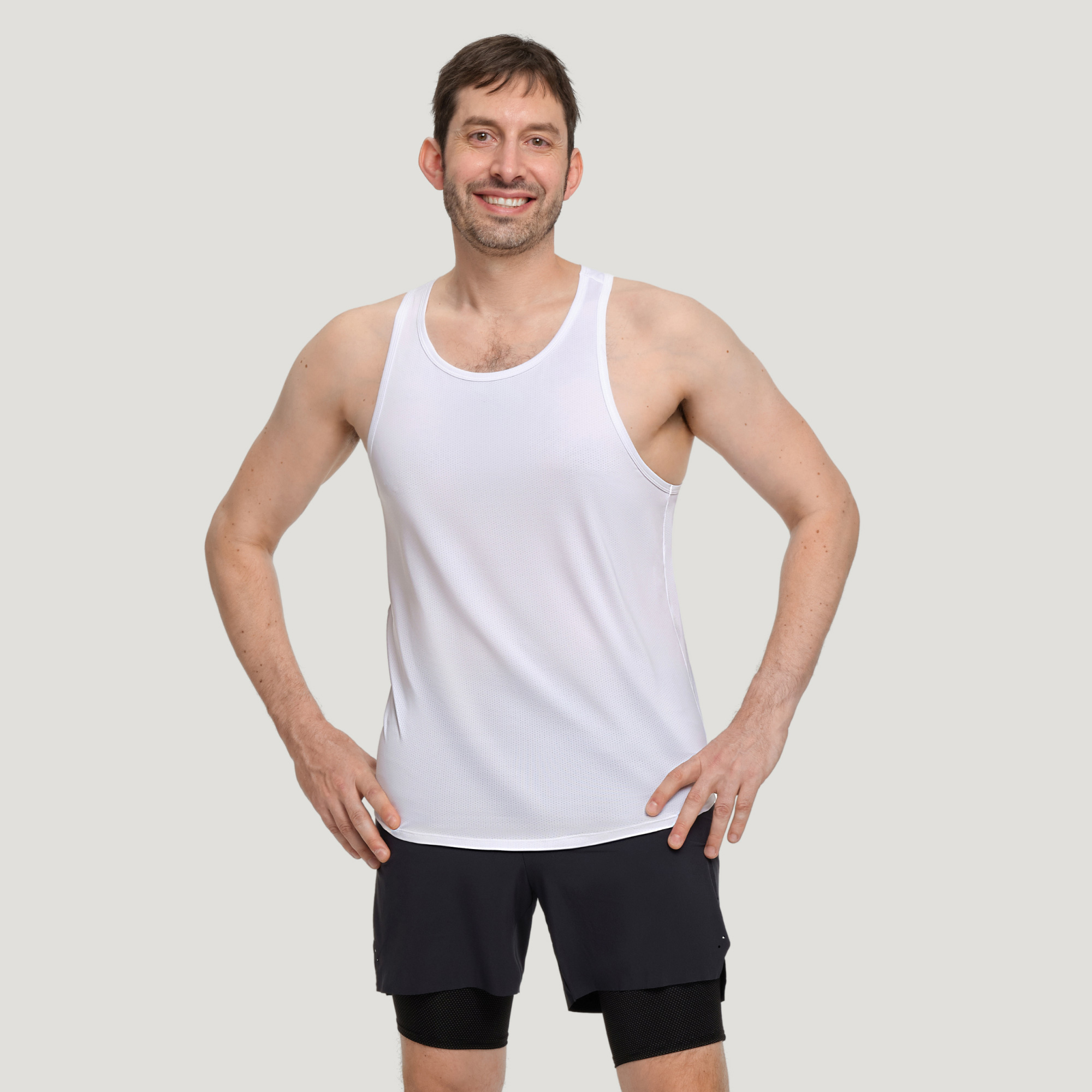 Custom Printed Men's Y-Back Muscle Tank Top | NovaTomato