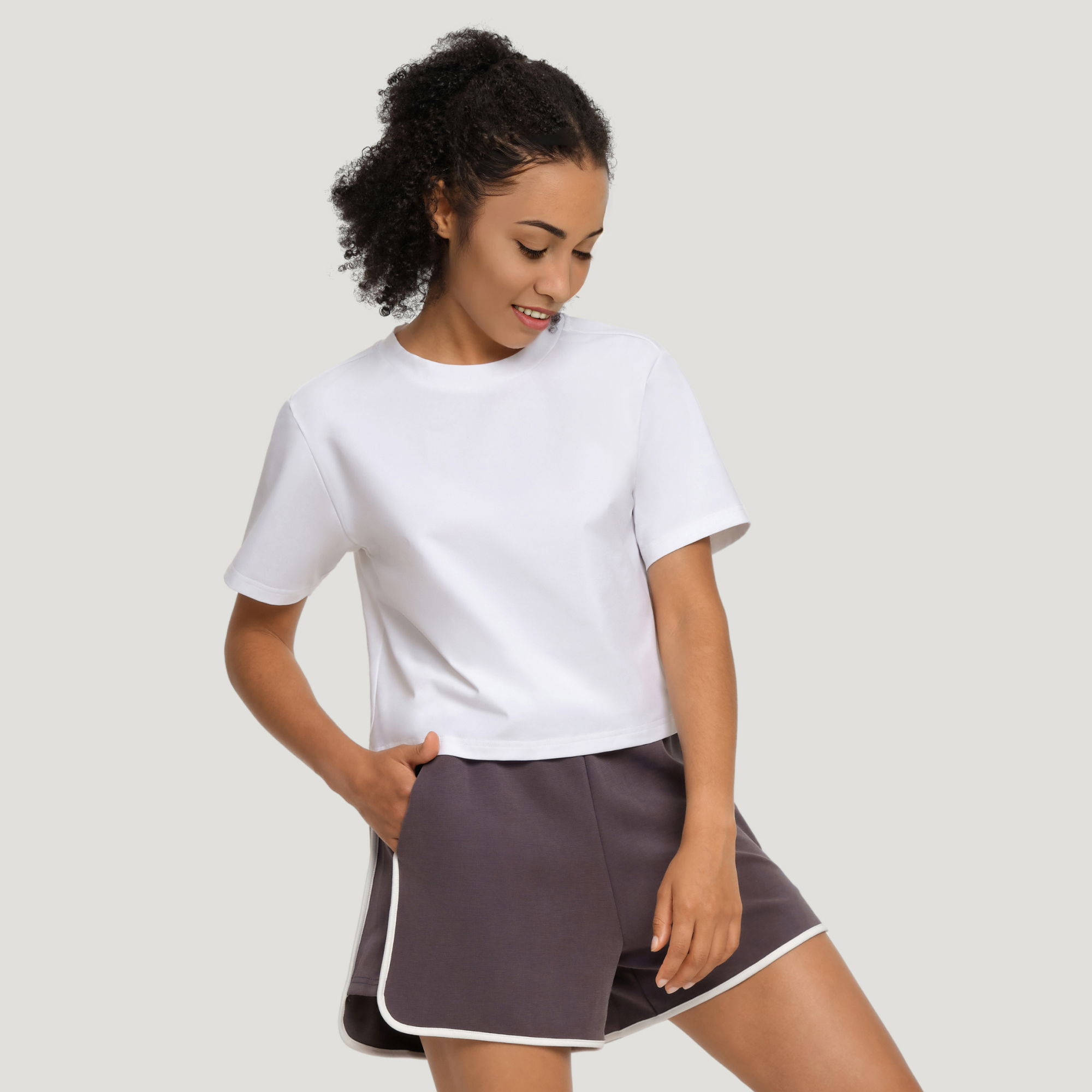 Custom Printed Women's Short Sleeve Cropped T-Shirt | NovaTomato
