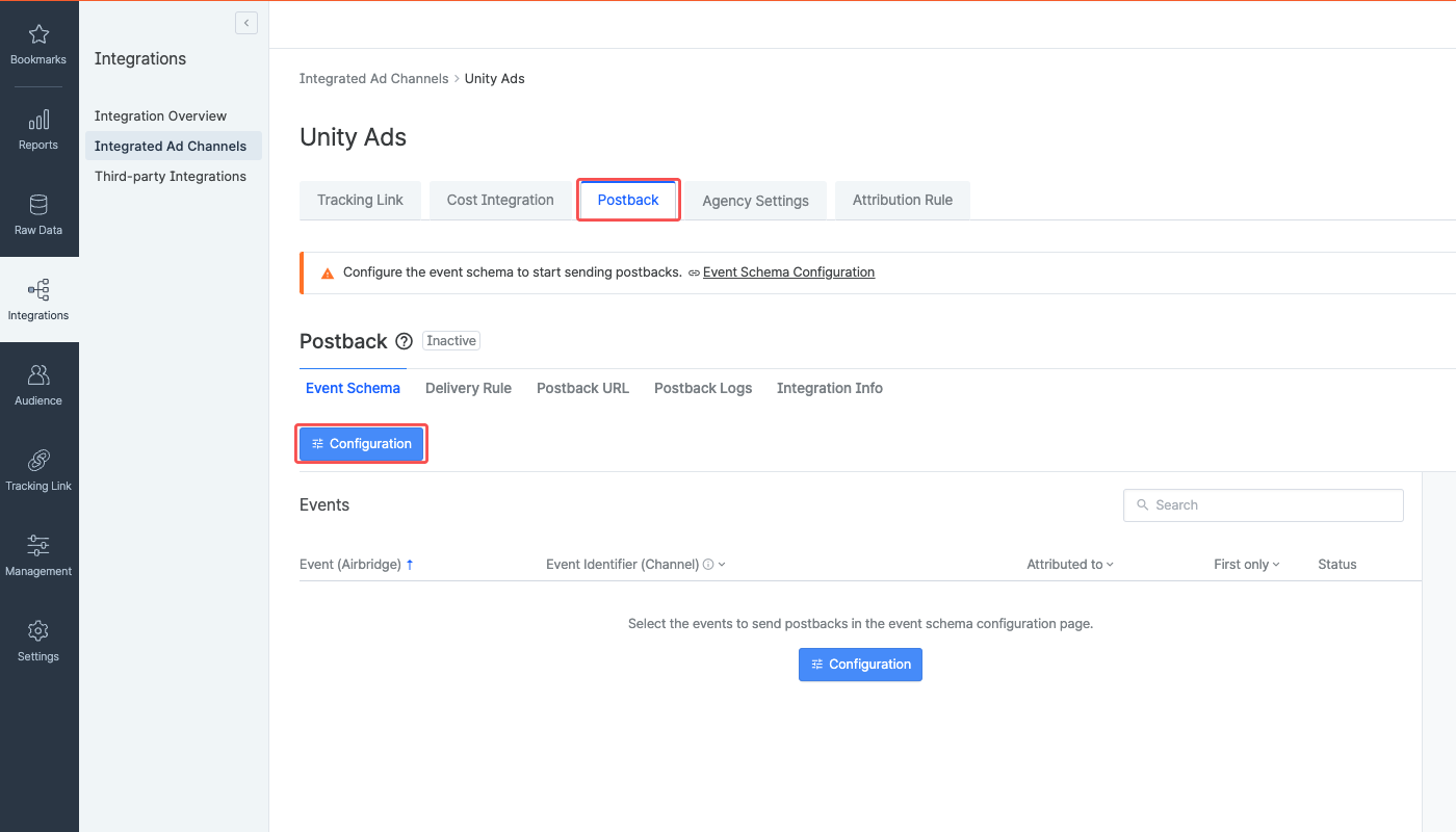 Unity Ads | Airbridge Help Center