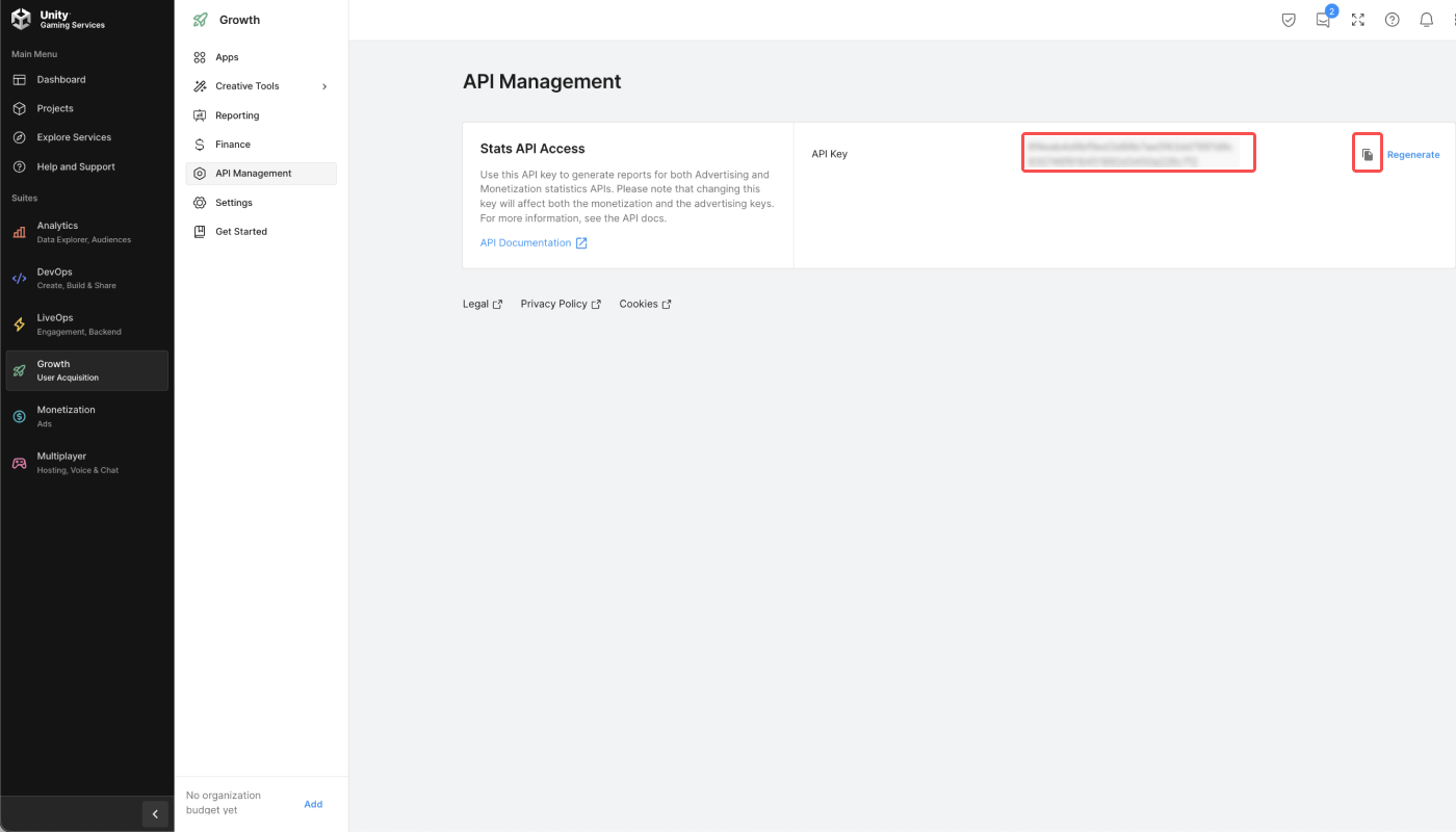 Unity Ads | Airbridge Help Center