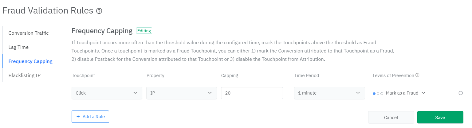 Fraud Validation Rules | Airbridge Help Center