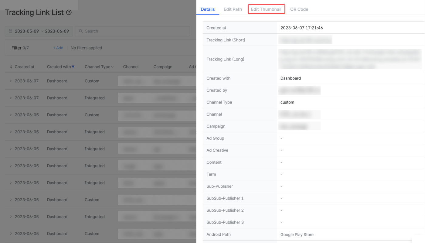 Thumbnail | Airbridge Help Center