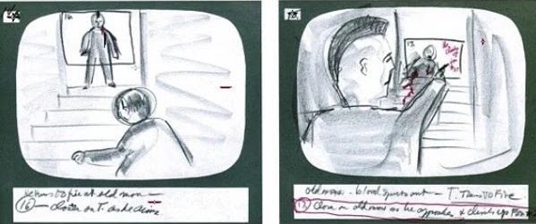 Martin Scorsese's Hand Drawn Taxi Driver Storyboards & the Stories ...