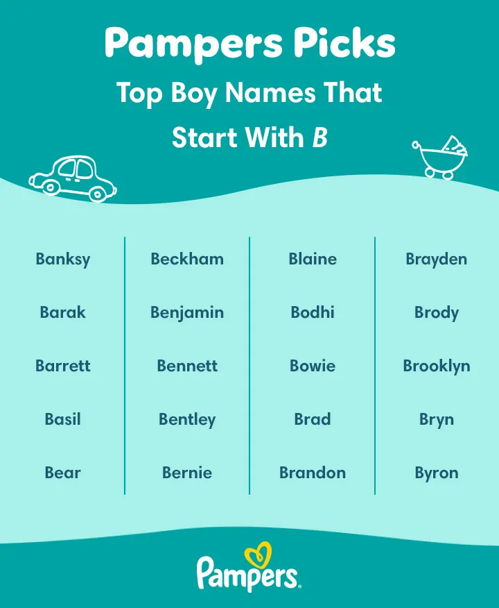 Baby Boy Names that Start With B With Meaning | Pampers CA