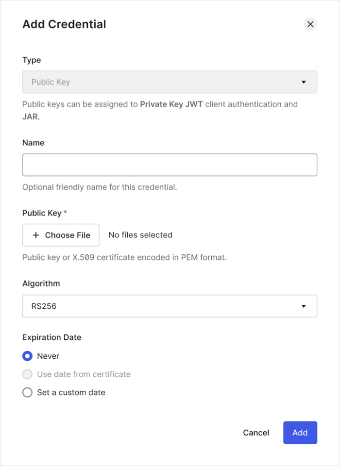 Configure JWT-secured Authorization Requests (JAR)