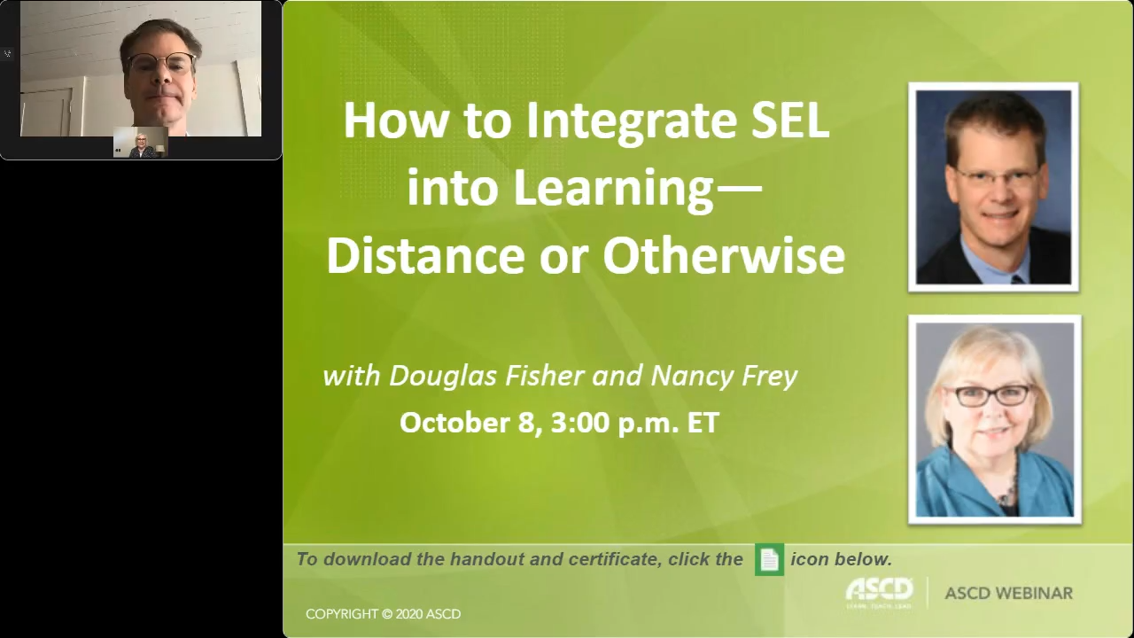 How to Integrate SEL into Learning—Distance or Otherwise