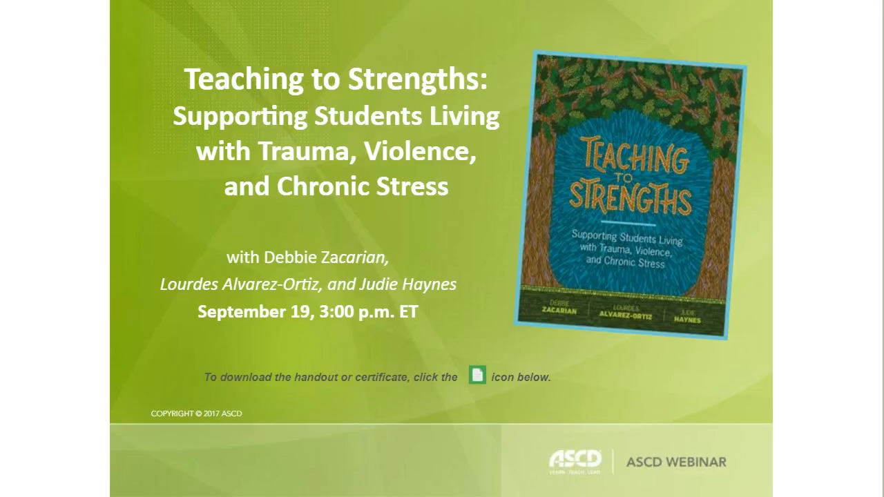 Teaching to Strengths: Supporting Students Living with Trauma, Violence ...