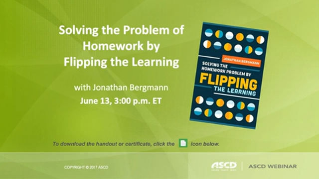 Solving the Problem of Homework by Flipping the Learning