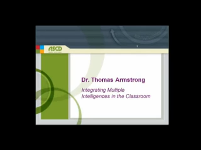 Integrating Multiple Intelligences in the Classroom