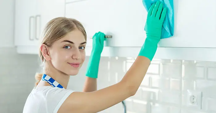 How To Clean Greasy Wood Kitchen Cabinets | Dawn Dish Soap