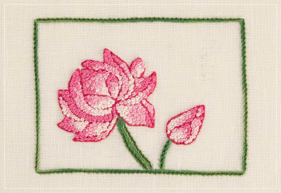 A Stitch in Time: Pekinese and Chinese Knot Stitches | PieceWork