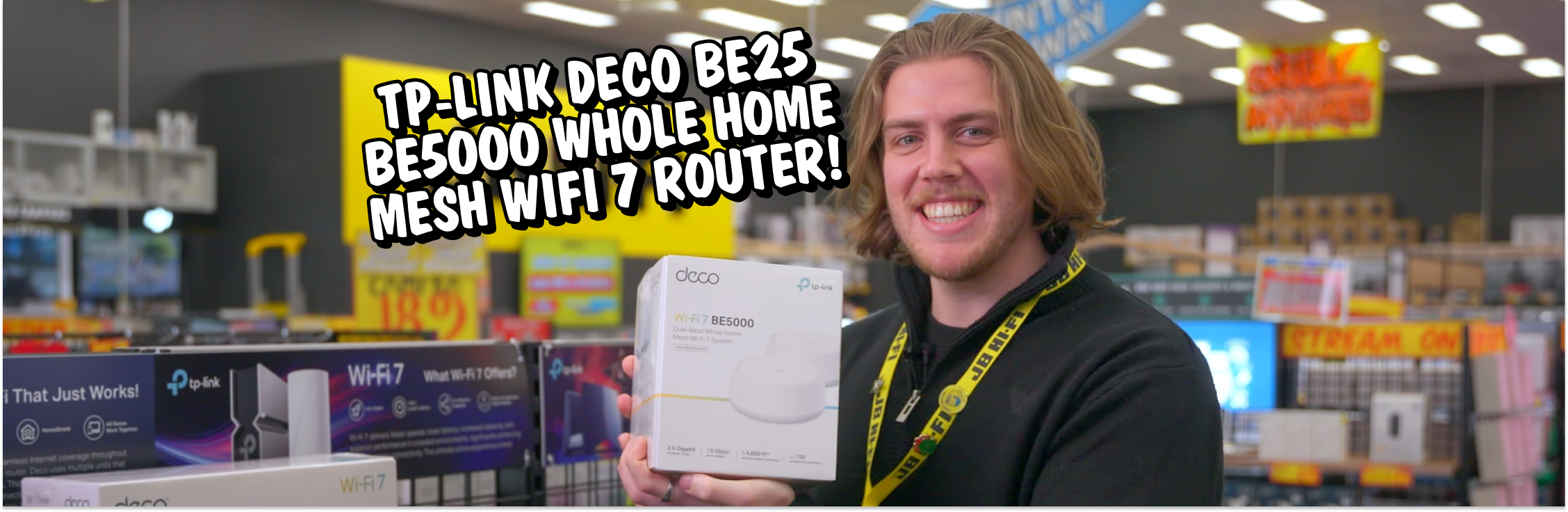 TP-Link Deco BE25 BE5000 Whole Home Mesh WiFi 7 Router! - JB Hi-Fi NZ
