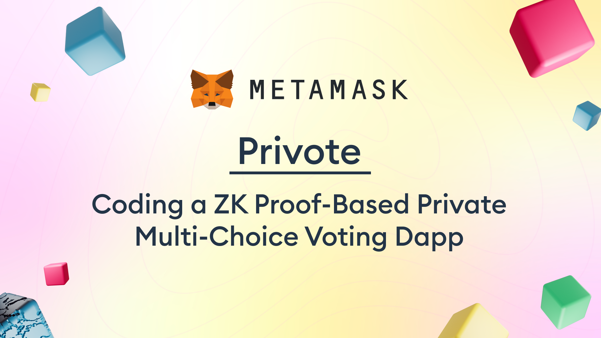 Coding a ZK Proof-Based Private Multi-Choice Voting Dapp