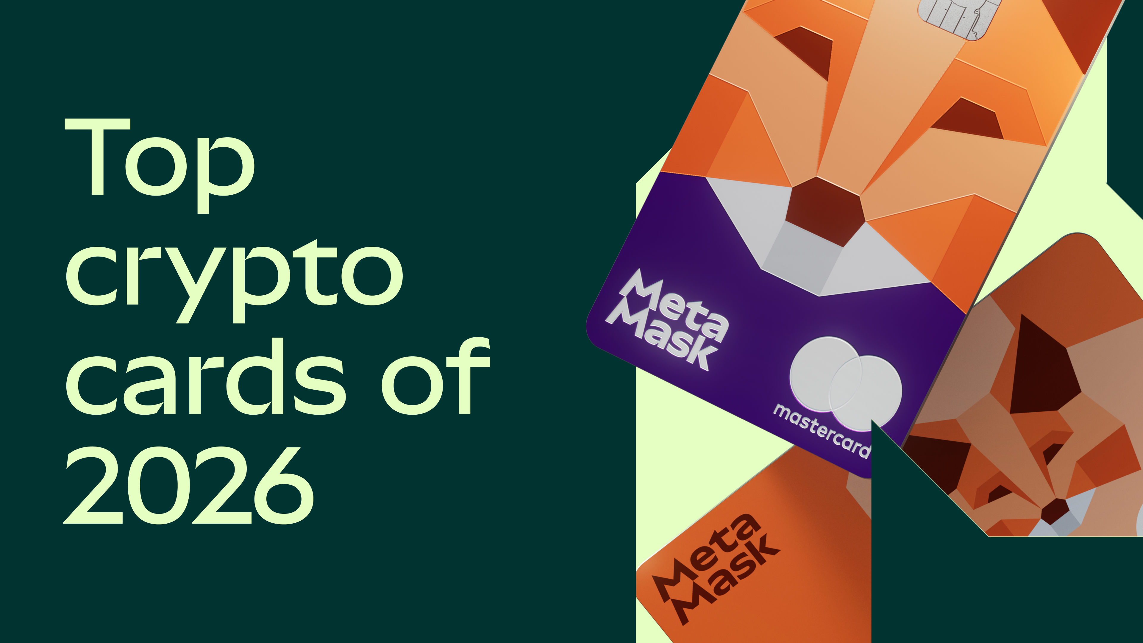 Top crypto cards in 2026