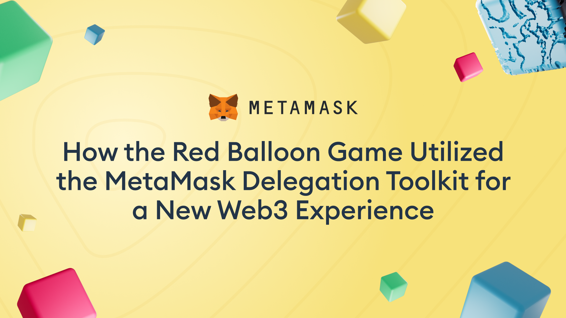 How the Red Balloon Utilized the MetaMask Delegation Toolkit