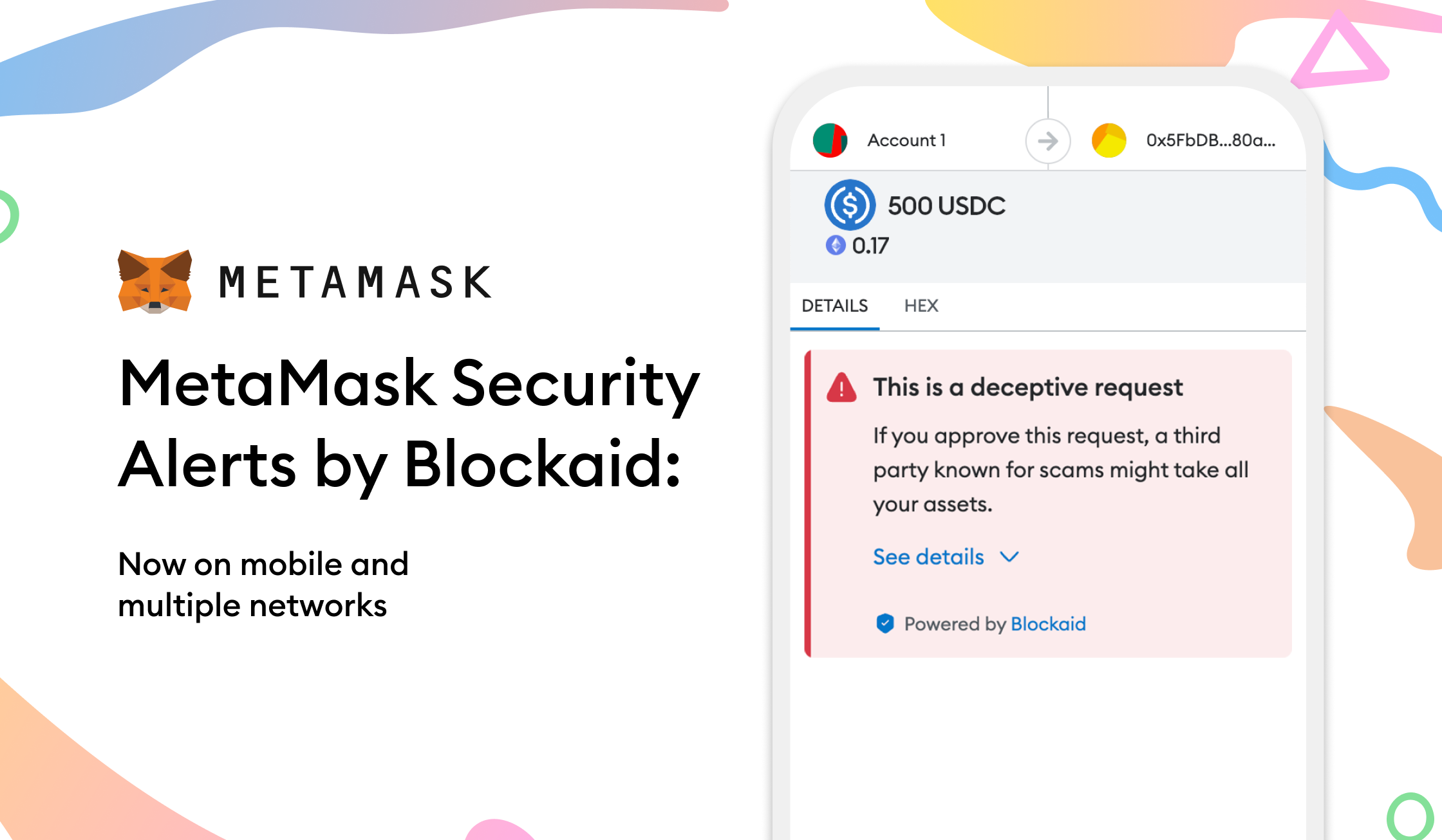 MetaMask Security Alerts by Blockaid: a safer transaction experience