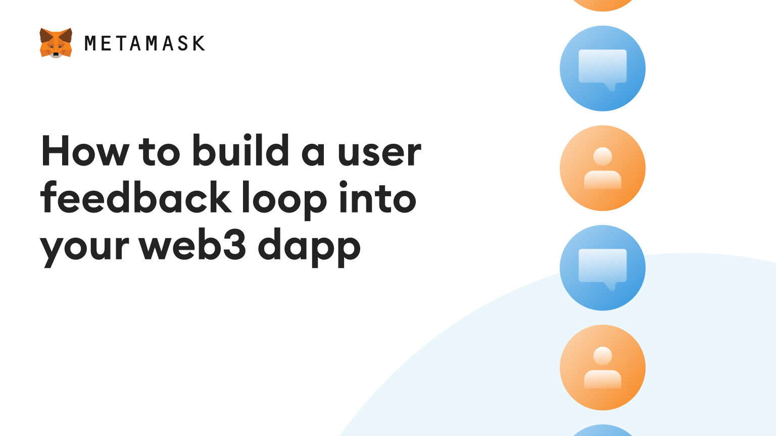 How to build a user feedback loop into your web3 dapp