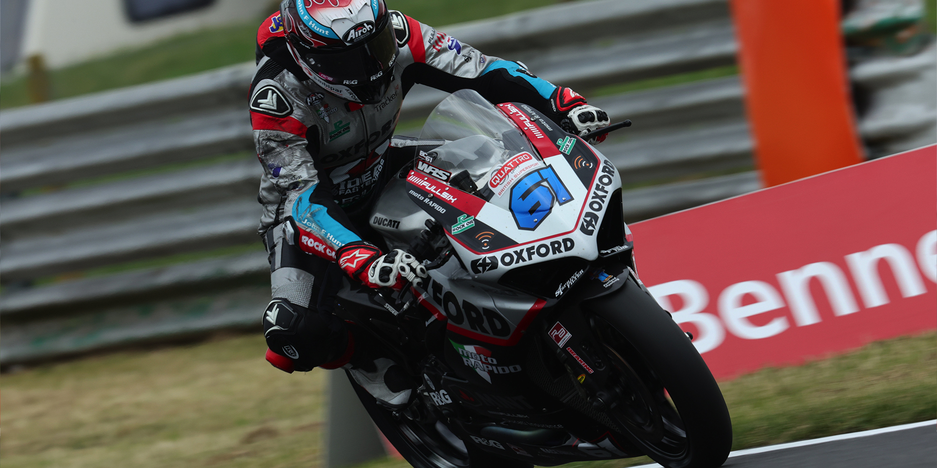 Ben Currie finishes the second Supersport race at Snetterton inside the ...