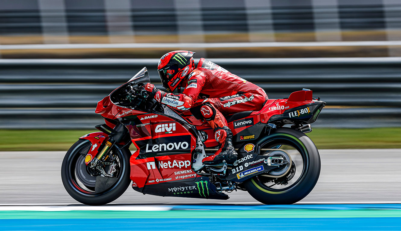 Thai GP: Bagnaia upbeat after P7 on the opening day of free practice at Buriram, Bastianini P19