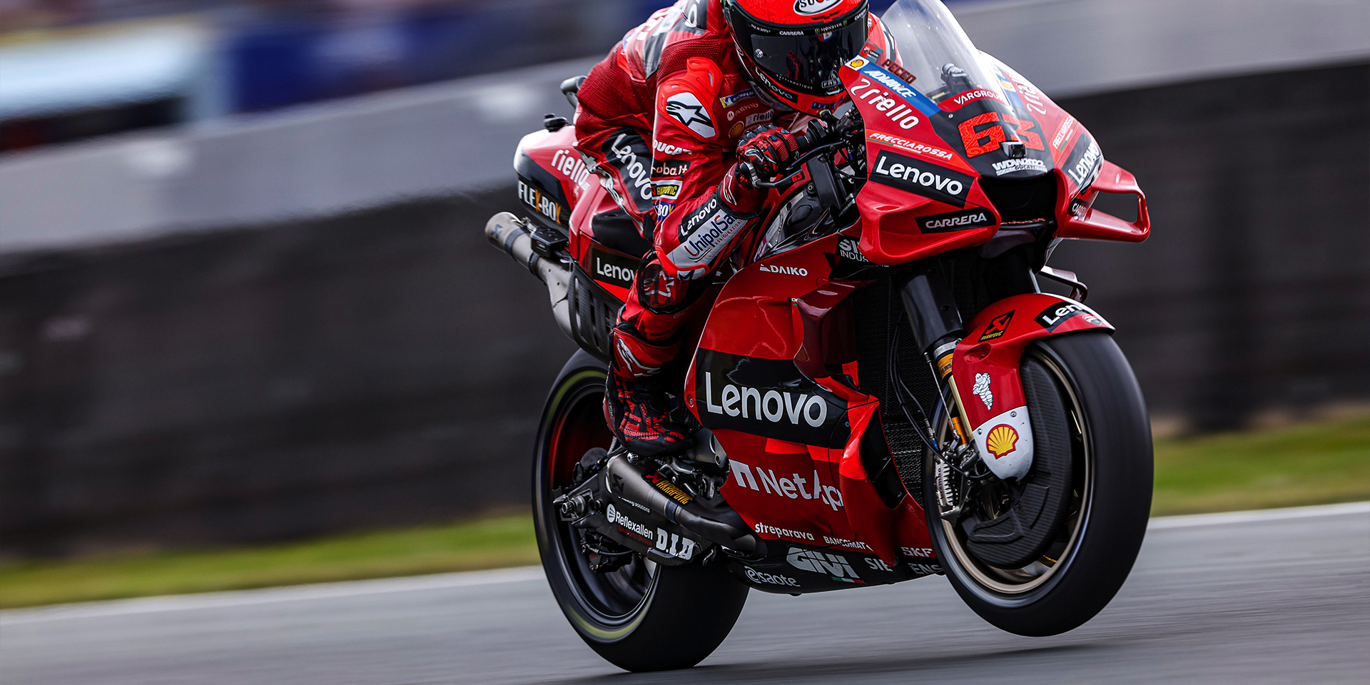 Bagnaia takes his tenth MotoGP pole position and sets a new record at ...