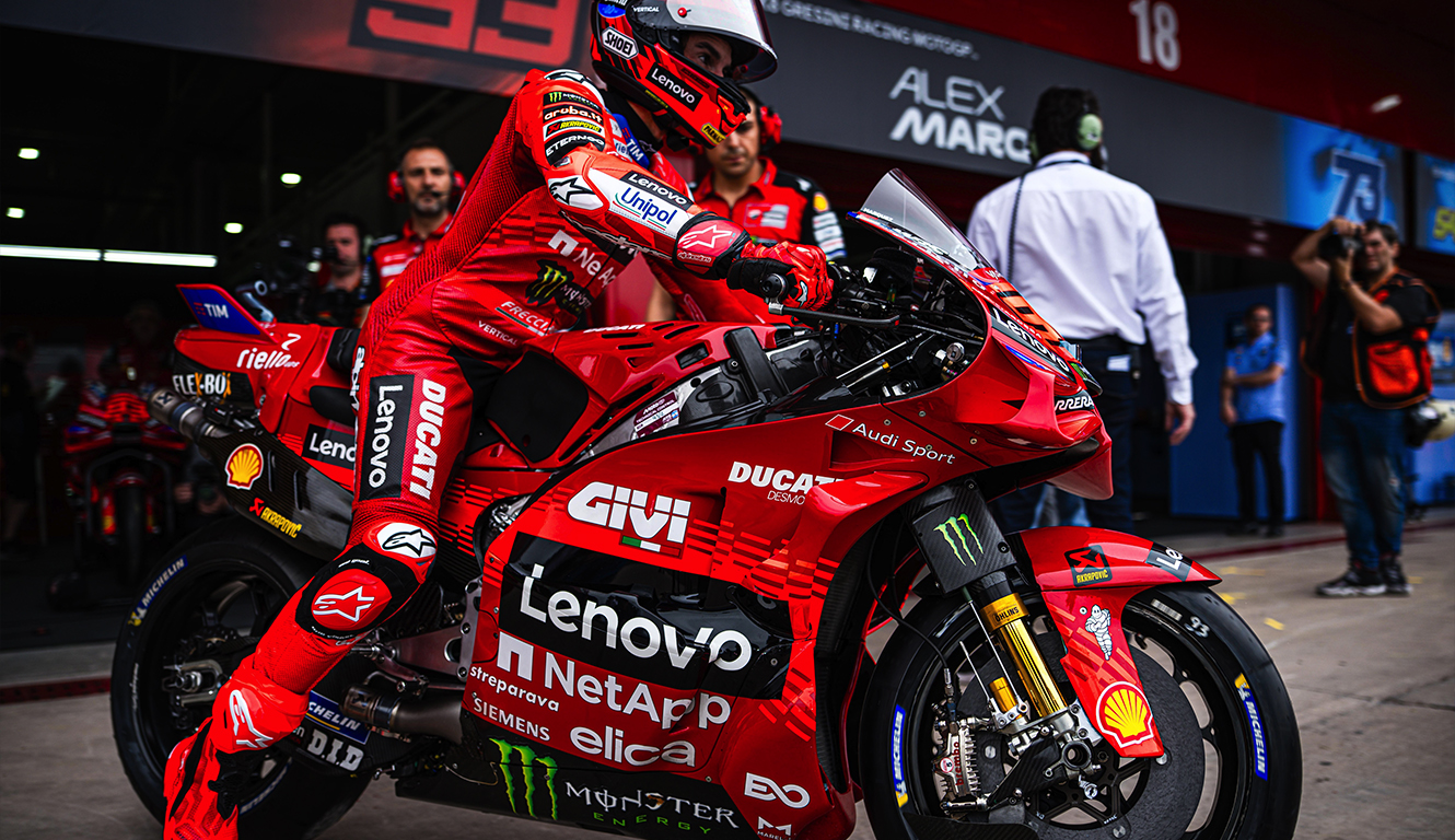 Marc Márquez and the Ducati Lenovo Team quickest in Termas de Río Hondo ...
