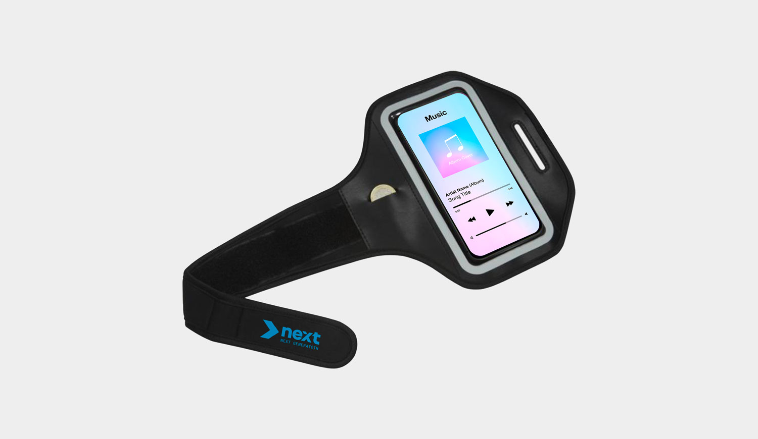 Haile reflective smartphone bracelet | Pixartprinting