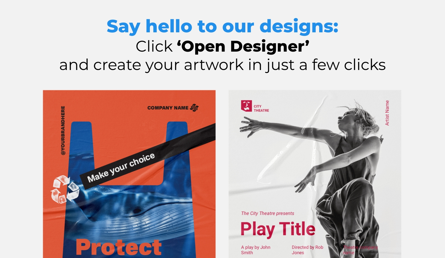 Custom outdoor posters UK │ Outdoor poster printing online