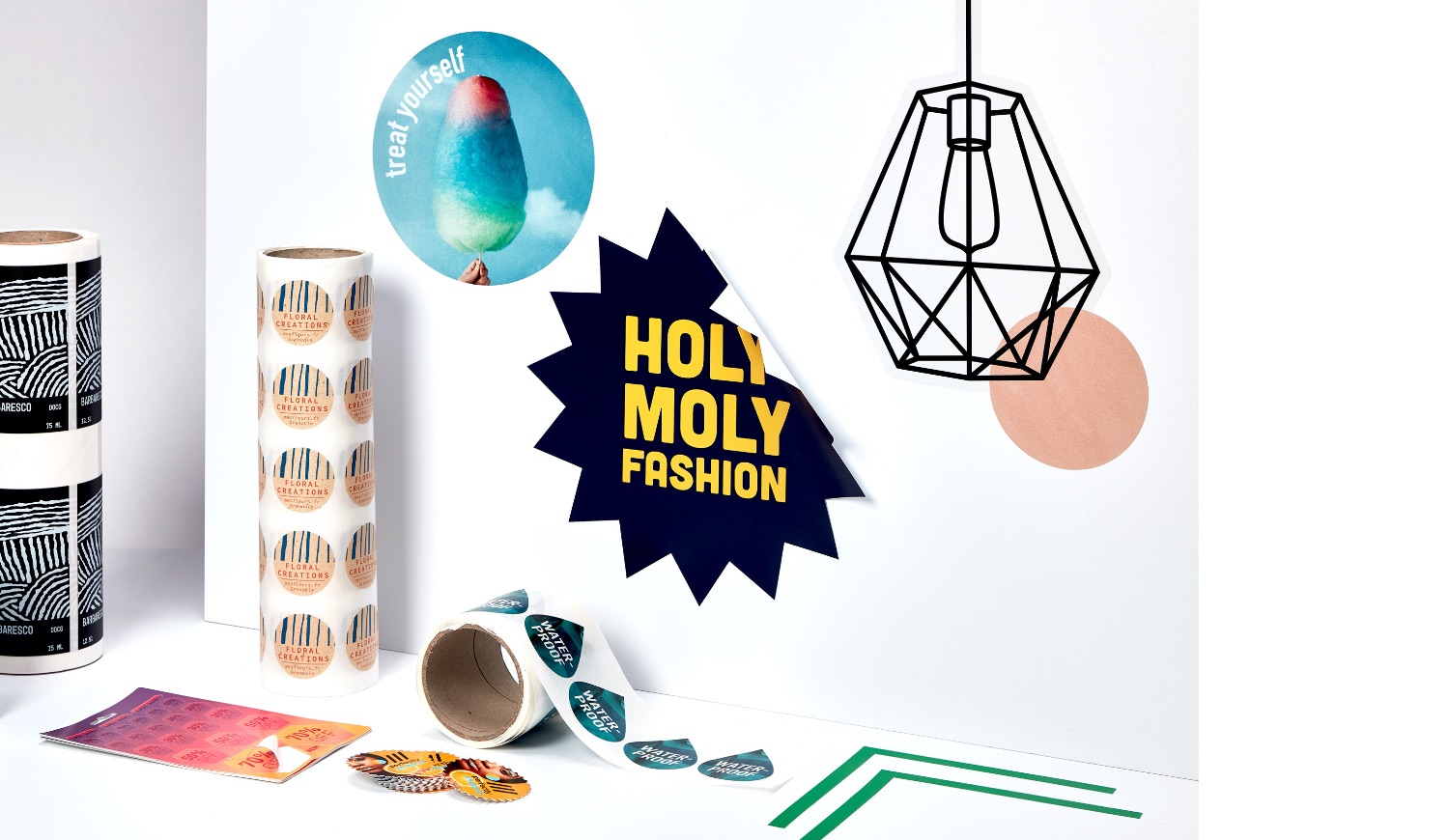 Plastic labels custom printed │ Plastic label printing