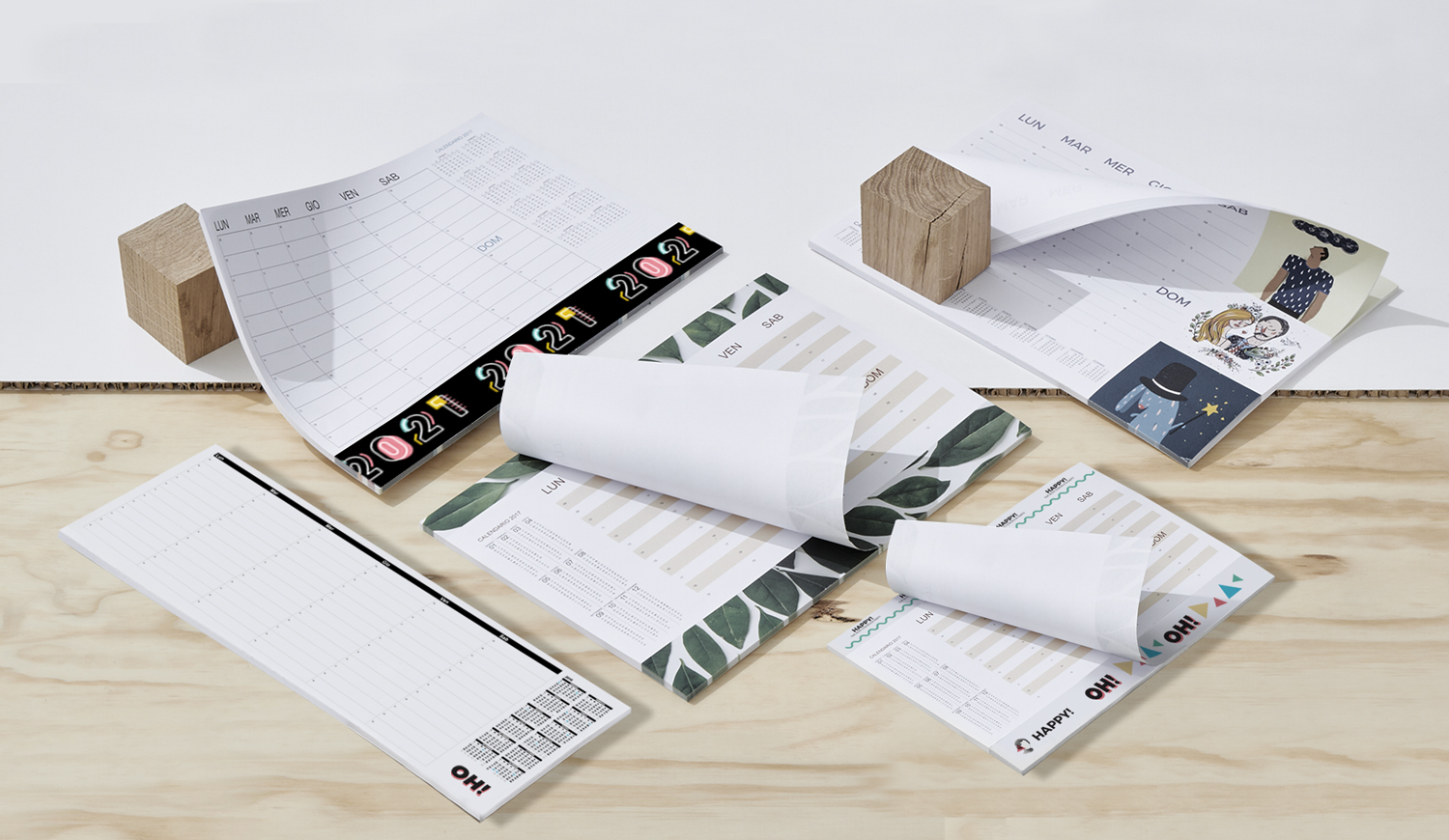 Personalised 2021 desk planners | Pixartprinting