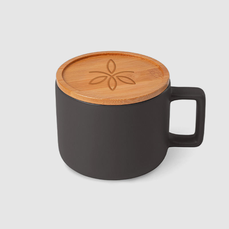 Ceramic Mug with Bamboo Lid | Pixartprinting