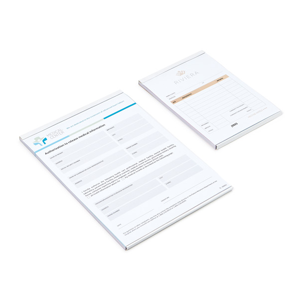 Print NCR pads | Custom carbonless paper