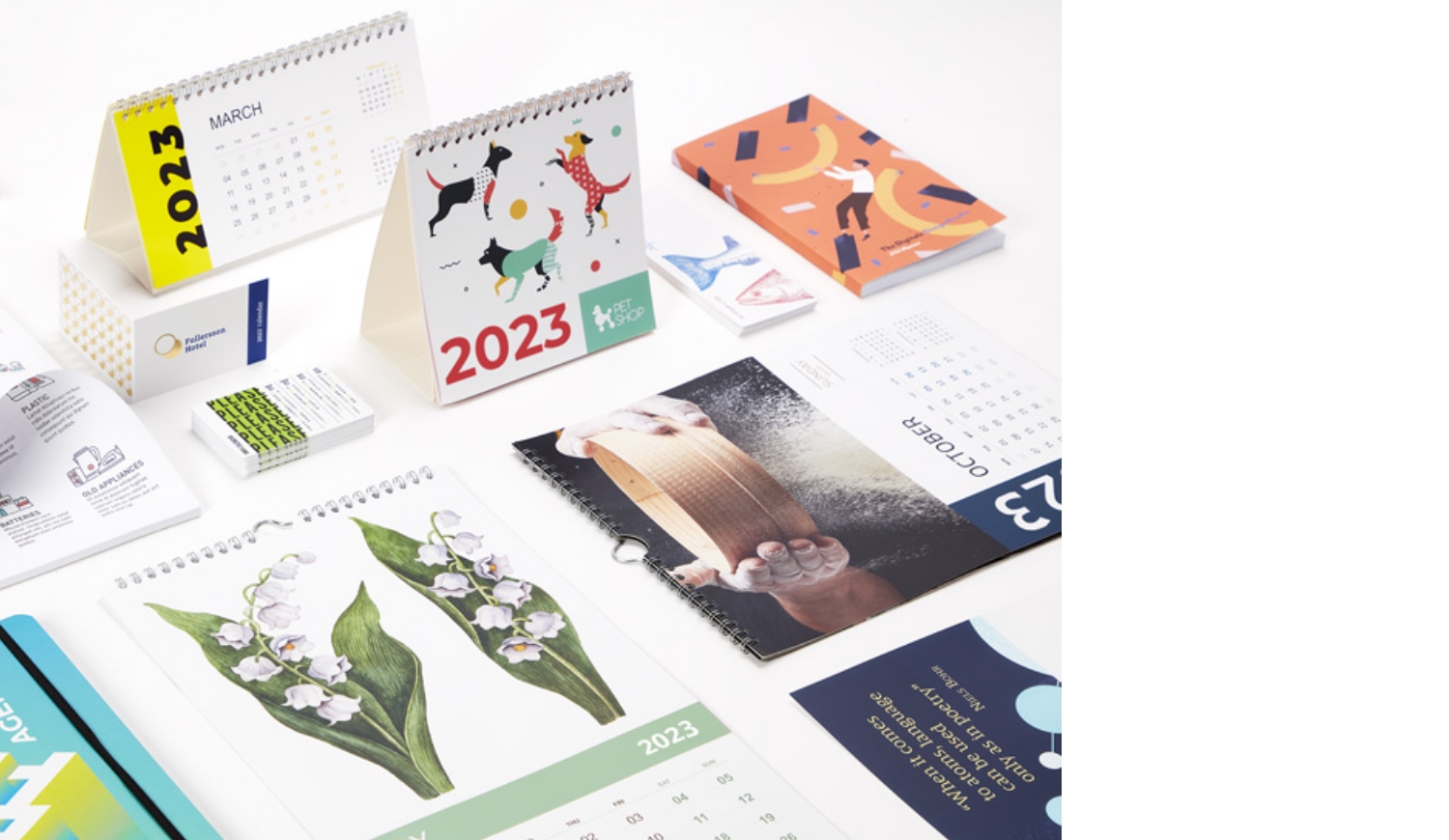 Personalised bookmark calendar 2023 | Pixartprinting