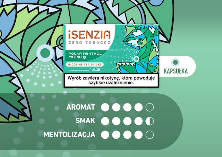 iSENZIA - Nowe herbaciane wkłady z nikotyną | Pulze.pl