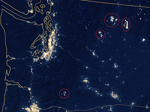 U S Wildfires Glow Is Bright Enough To Be Seen From Space Discover