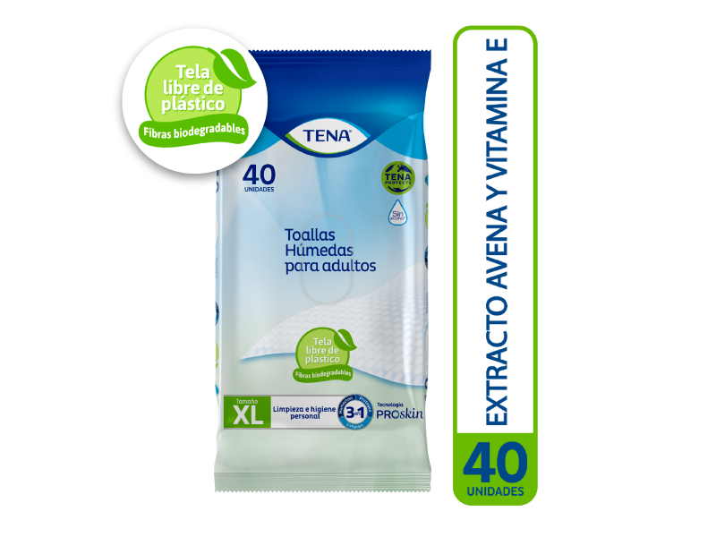 Nuevas Toallas Húmedas 3 en 1 - TENA