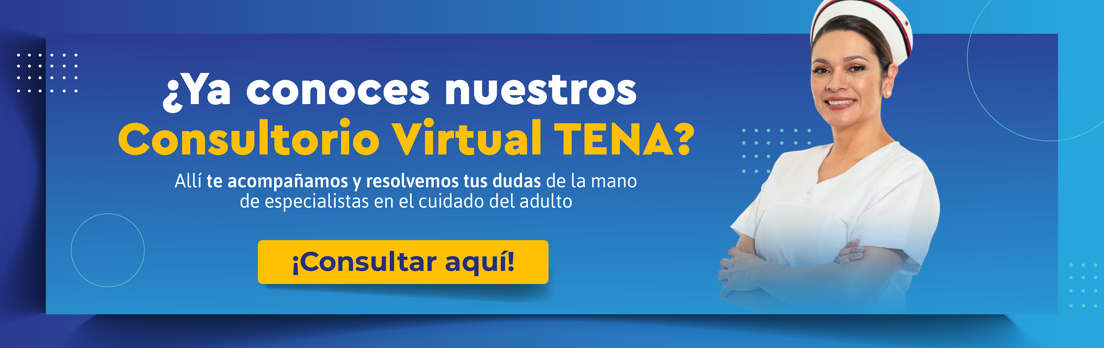 En TENA Perú somos expertos en el cuidado integral del adulto
