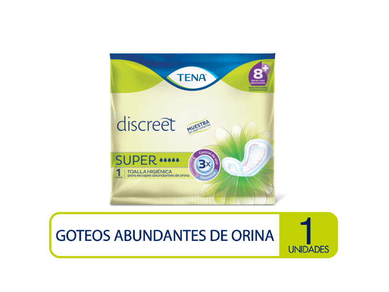 Solicita una muestra gratis: Discreet Super - TENA