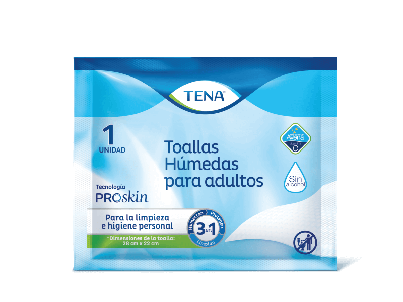 Toallas Húmedas 3 en 1 - TENA